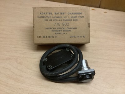Type II Infrared Sniper Scope Battery Charging Adapter In Original Box ...