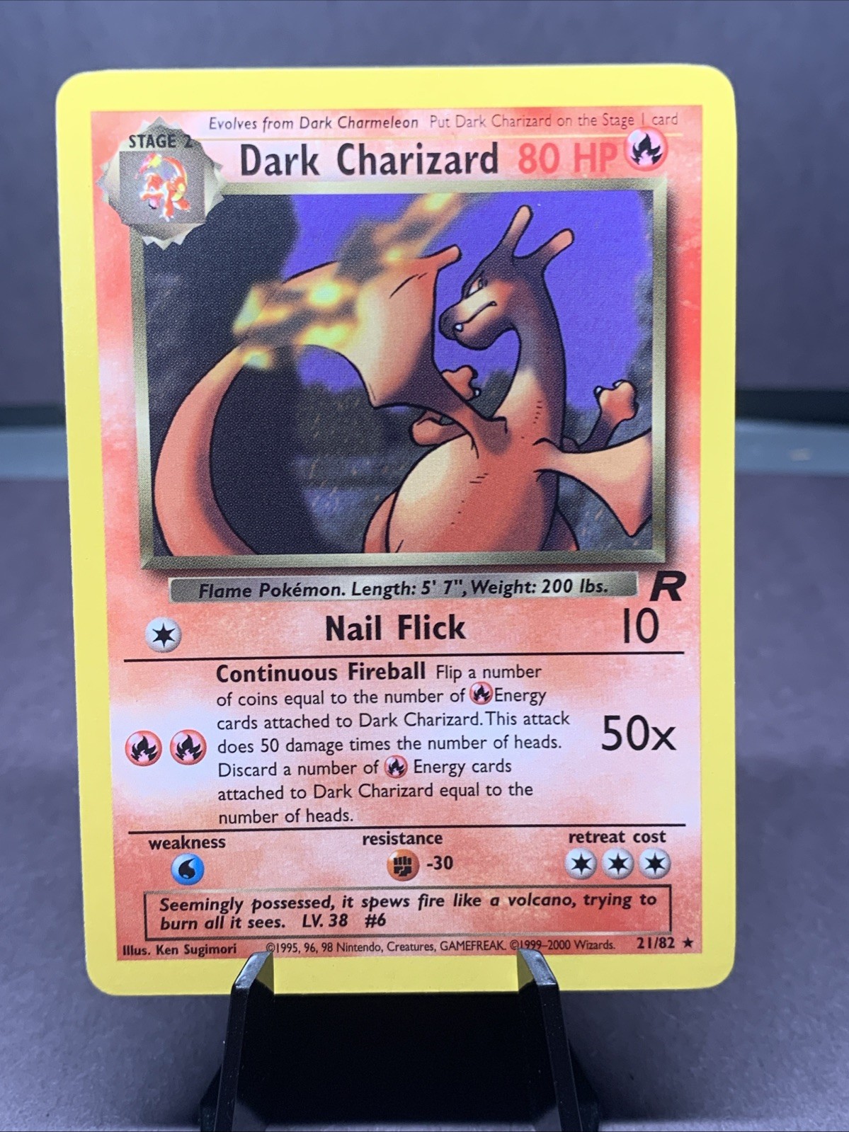 Dark Charizard 21 Current Market Value | Team Rocket