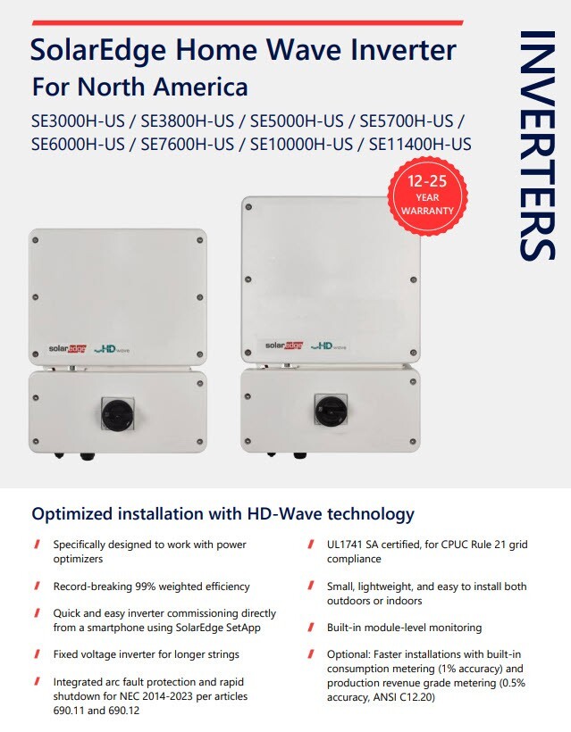 solaredge inverter SE5000H-US000BEU4 (new & complete) | eBay