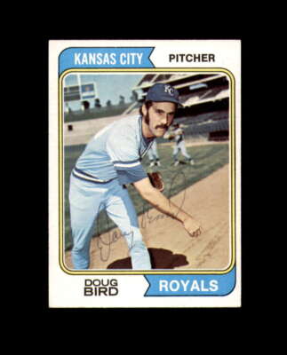 Doug Bird Hand Signed 1974 Topps Kansas City Royals Autographed | eBay