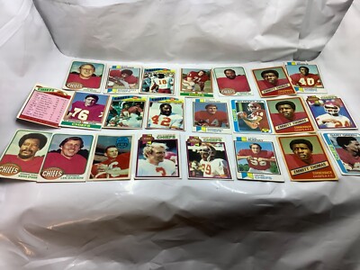1970s Topps and Kelloggs Kansas City Chiefs Football Cards Super Bowl ...
