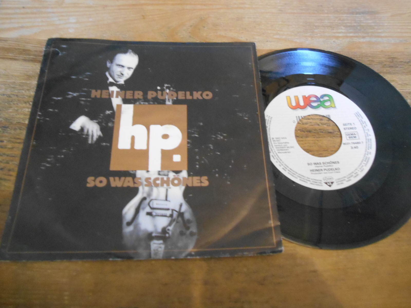 7" Pop Heiner Pudelko - So was Schönes / Narren (2 Song) WEA RECORDS ...