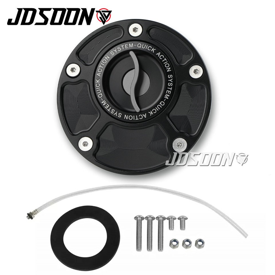 Keyless Fuel Gas Tank Cap Cover For Yamaha MT07 MT09 MT03 R1 R3 R6 R25 ...