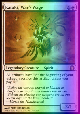 MTG Magic the Gathering Kataki, War's Wage (20/245) Modern Masters LP ...