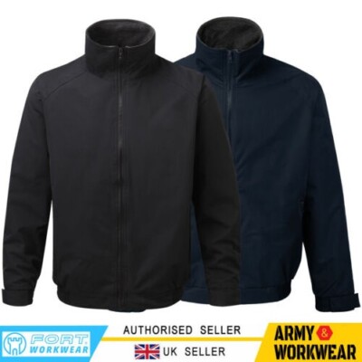 Fort Waterproof Jacket Hard Wearing Fleece Lined Bomber Casual Workwear ...
