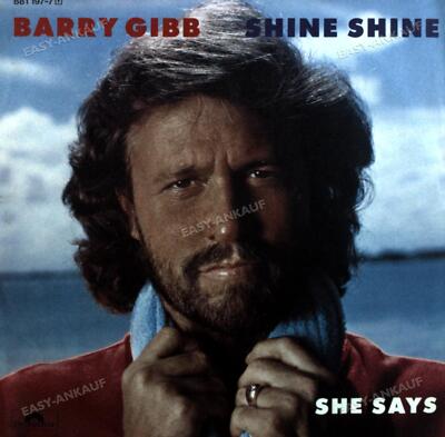 Barry Gibb - Shine Shine 7in (VG+/VG+) ' | eBay