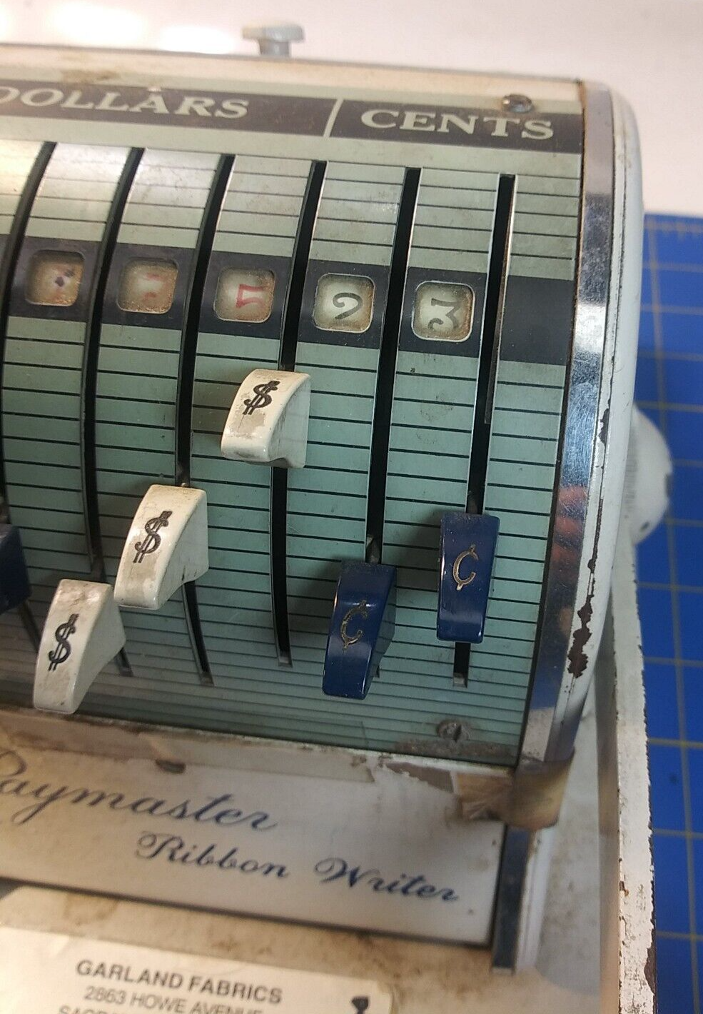 Vintage Paymaster 8000 Ribbon Writer Check Maker Stamp Embosser with ...