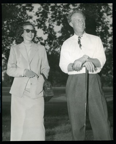 INTERFOTO PRESS PHOTO KING LEOPOLD III & LILIANE BAELS IN LAUSANNE ...