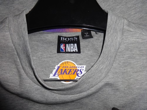 Hugo Boss x NBA LA Lakers Pullover Sweatshirt Gray Men’s Size XL | eBay