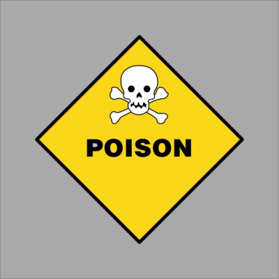 Poison Car Window Wall Vinyl Decal Sticker Safety | eBay