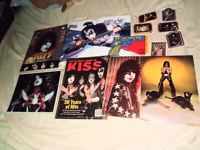 Kiss Aucoin gatefold, cards, Ace photo, Kiss vintage, Kiss Lot ...