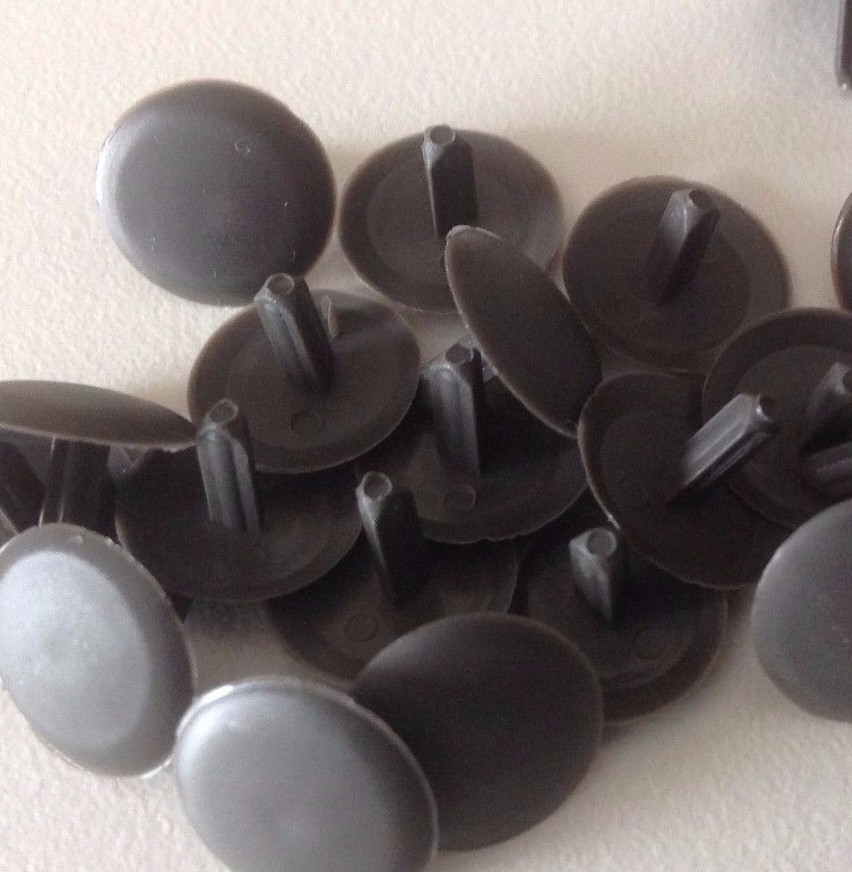 20 x plastic stemfix head hole screw cover caps, assorted colours | eBay
