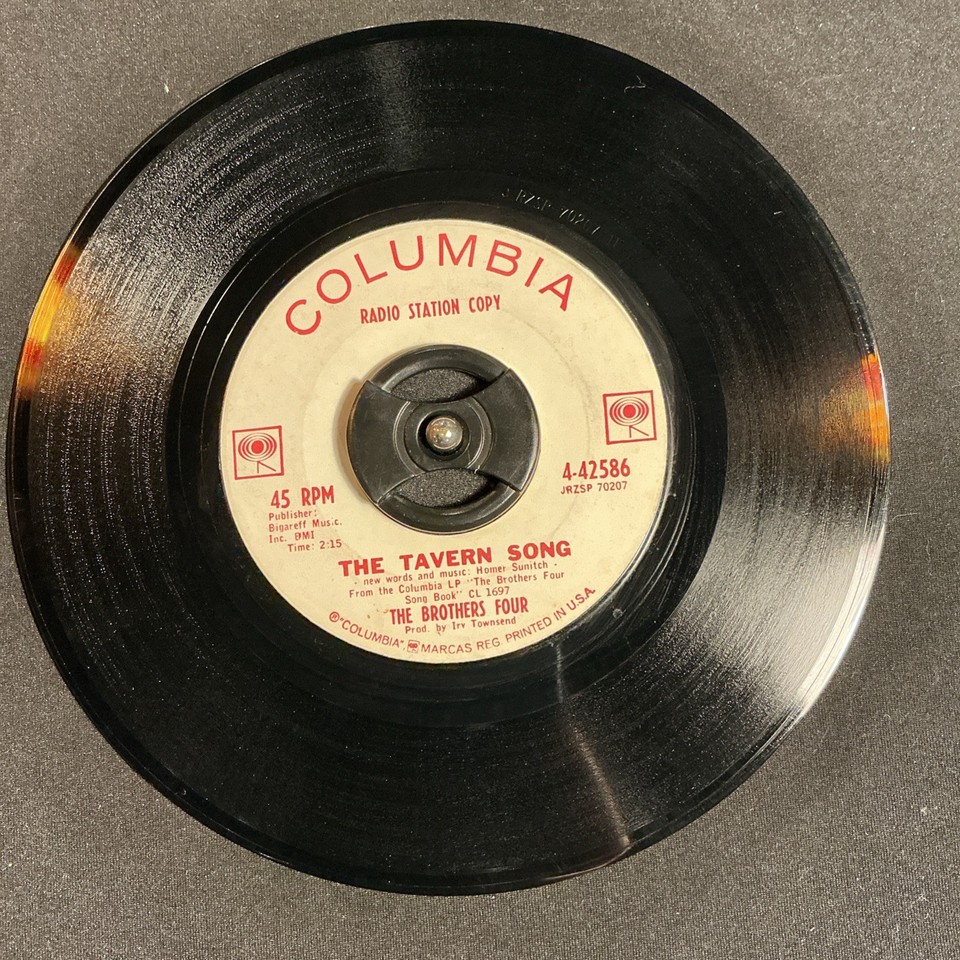 Brothers Four 45RPM “25 Minutes to Go” Silverstein 1962 Folk 7” PROMO ...