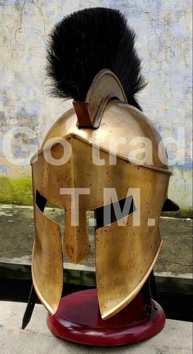 300 King Leonidas Sca Medieval Helmet Spartan Warrior Costume Replica ...