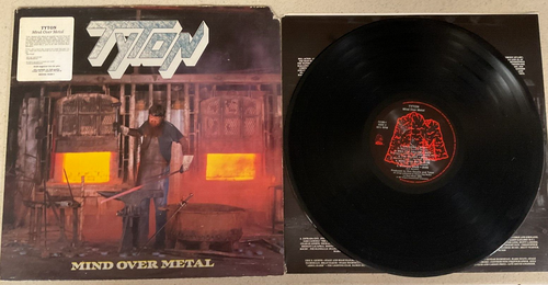 Tyton Mind Over Metal LP EX+/NM Vinyl "Lyric Sleeve/Merchandise Insert ...