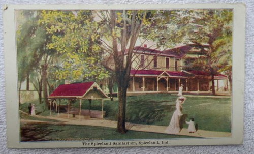 1909 POSTCARD THE SPICELAND SANITARIUM SPICELAND INDIANA #1 | eBay