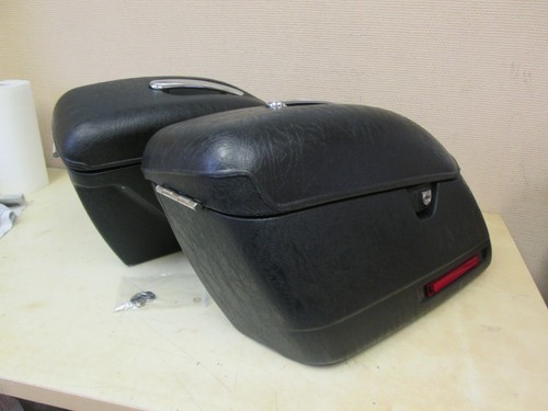 ROADKROME HARD SHELL SADDLEBAG SET - STURGIS SLANT 24x13x10" / VULCAN ...
