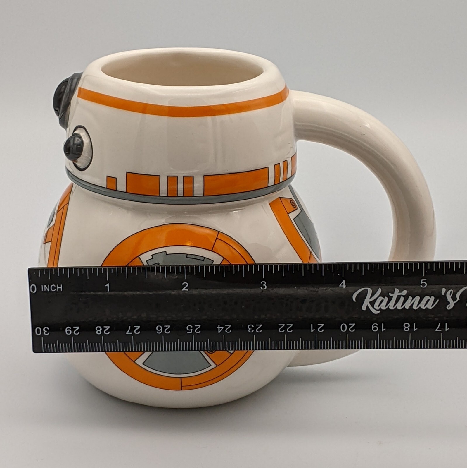 BB-8 Droid Star Wars 3D Orange Ceramic Coffee Tea Mug Cup Galerie 4.5 ...