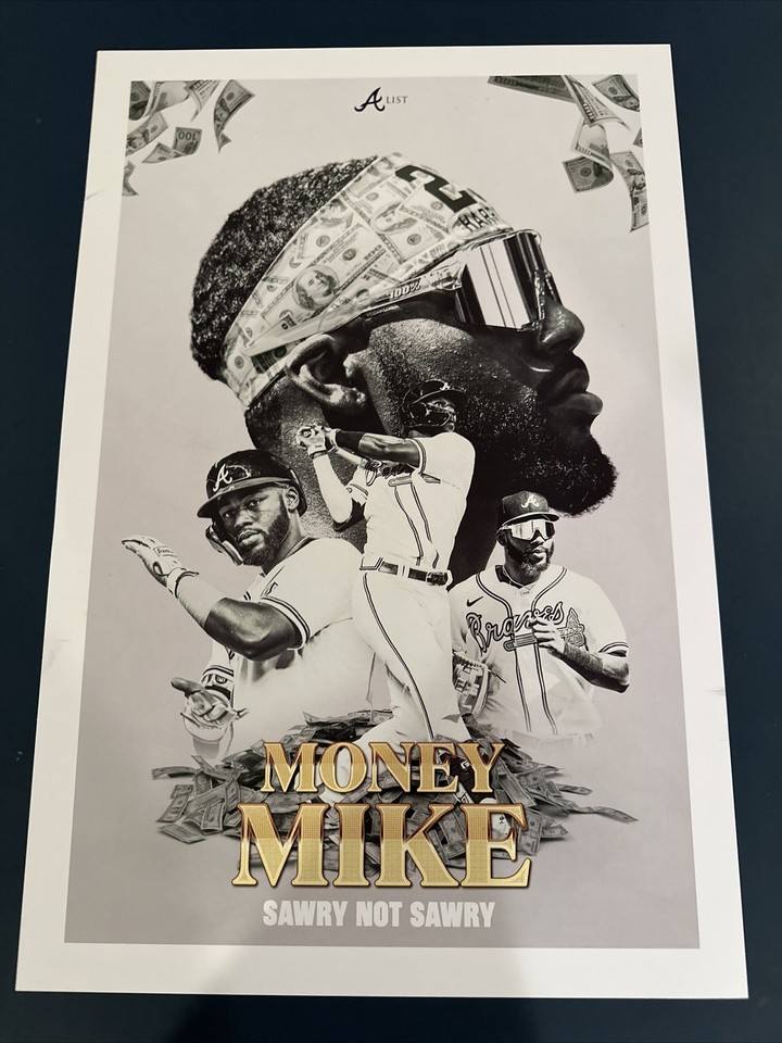 Michael Harris II, Money Mike, Braves A-List Exclusive Poster | eBay
