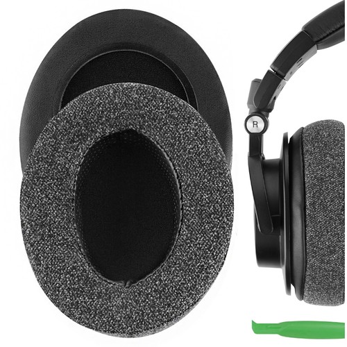 Geekria Linen Ear Pads for Audio Technica ATH-M50X Headphones (Dark ...