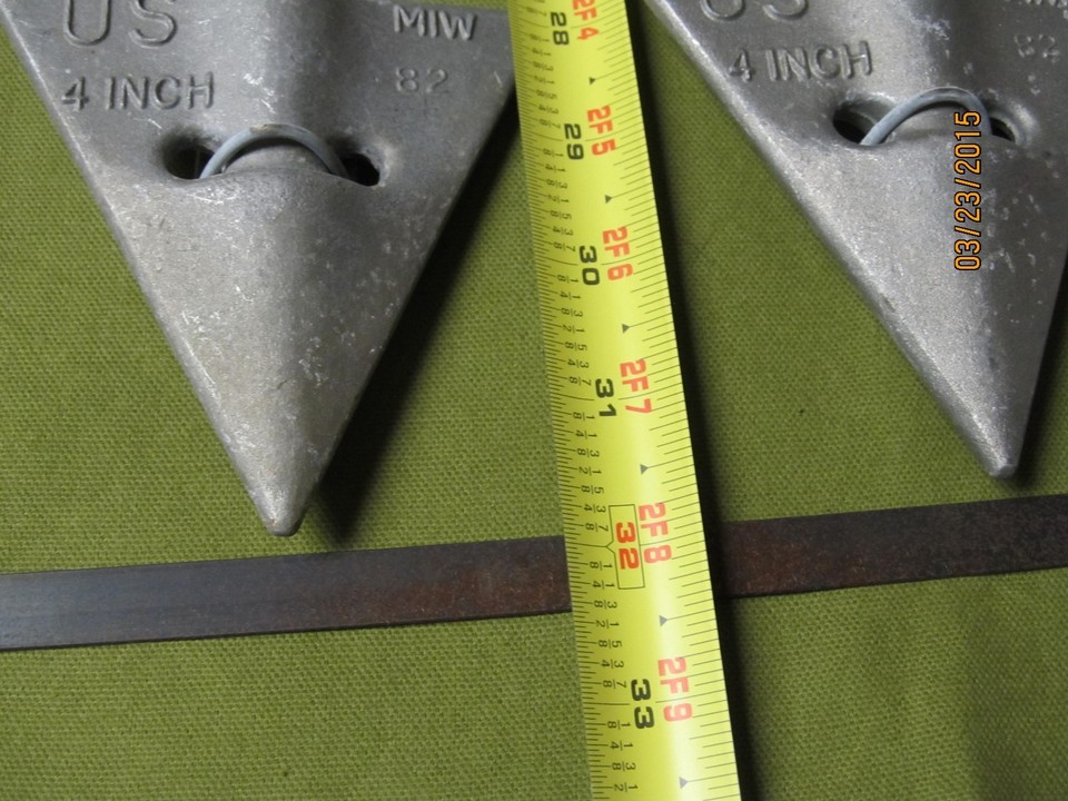 Military 4" Ground Earth Anchor Guy Wire Kit Antenna Tie Down Stake ...