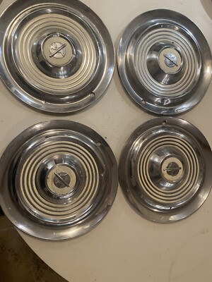 Set Of Hubcaps 1955 Oldsmobile Nice Condition All 4 Included Ninety ...