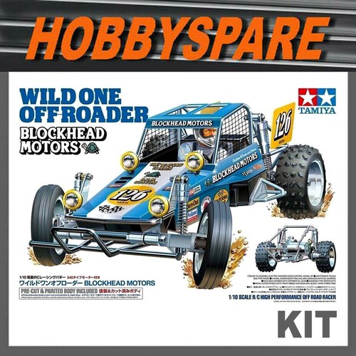 NEW TAMIYA WILD ONE BLOCKHEAD MOTORS SPECIAL ED. 1/10 OFFROAD RC BUGGY ...
