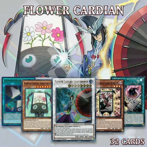 FLOWER CARDIAN DECK 32 | Pine Cherry Blossom Gathering Moon Lightshower ...