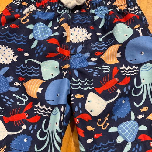 Gymboree toddler boy Sea Creature swim shorts size 18-24 months bottoms ...