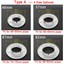 Wall Hole Plastic Cable Hole Cover Round Wire Tidy Grommet Pipe Hole ...