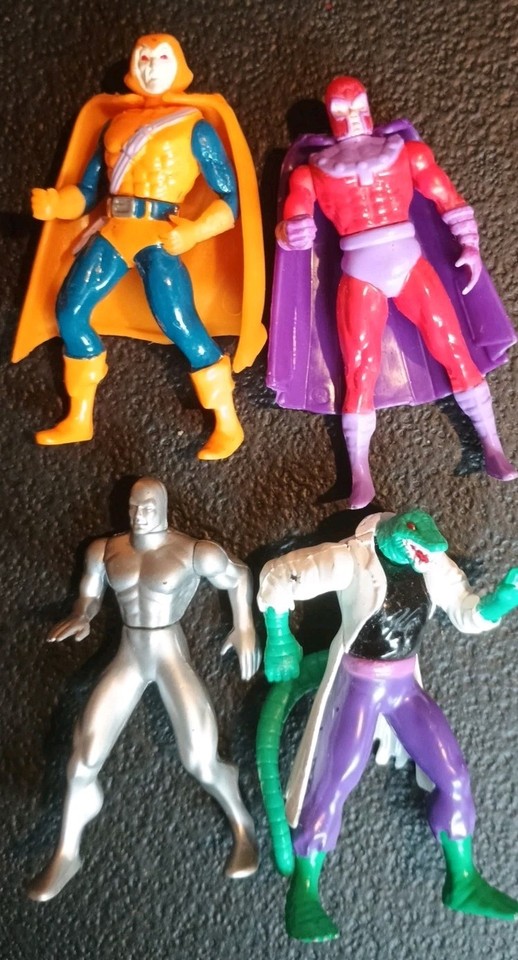 🔥 Sale Vintage 1990's Marvel Metal Die-cast Action Figures Lot 12 | eBay
