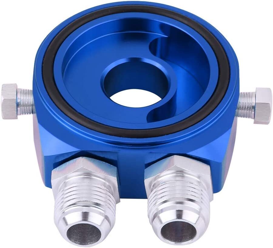 M20 X 1.5 Oil Filter Temp Pressure Cooler Gauge Sandwich Plate Adapter ...