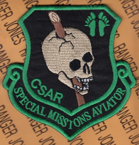 USAF AFSOC PARA RESCUE PJ JOLLY GREEN CSAR S M Aviator 4.25" patch c/e ...