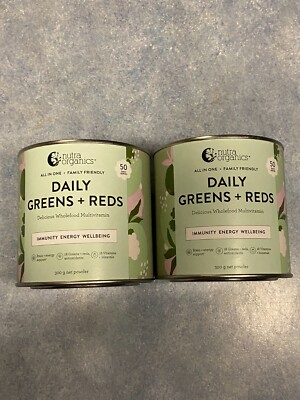 Nutra Organics Daily Greens + Reds Powder 300g x 2 [Value Pack] | eBay