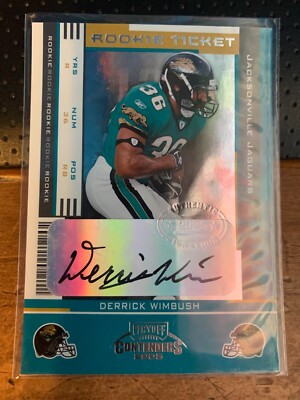2005 Playoff Contenders #185 Derrick Wimbush - AUTOGRAPH RC | eBay