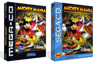 - Mickey Mania CD Spare Game Case + Box Art Work Cover Only | eBay