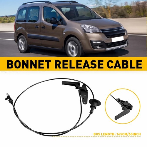 FOR PEUGEOT PARTNER CITROEN BERLINGO BONNET RELEASE CABLE 2008-2019 ...