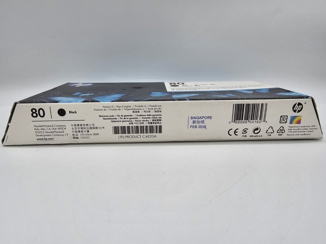 HP 80 C4823A DesignJet Printhead and Printhead Cleaner - Black for sale ...