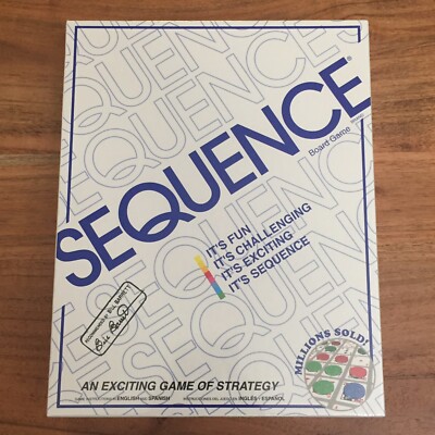 Jax Sequence Board Game - 8002 With Instructions In English And Spanish ...