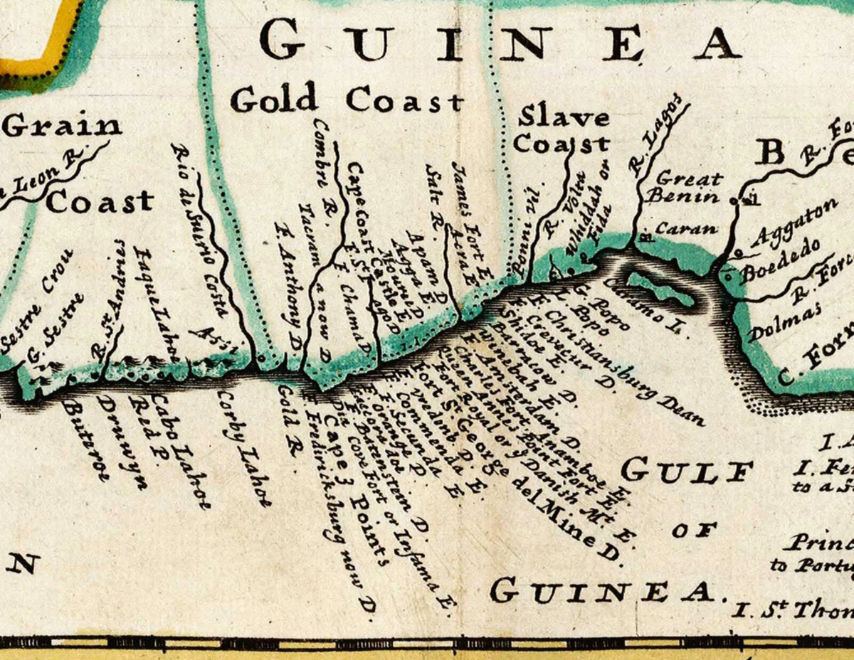 1837 Slavery In America Map