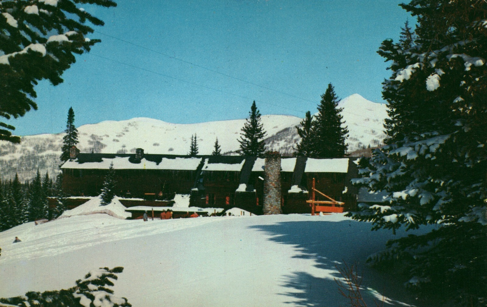 Alpine Rose Lodge Brighton B244 UT Utah Postcard | eBay