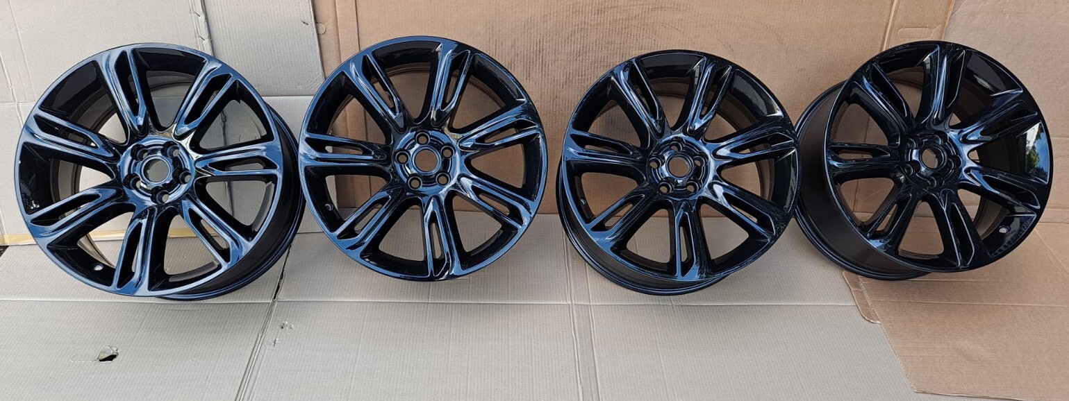 RANGE ROVER VELAR 20 INCH ALLOY WHEELS GLOSS BLACK 8.5Jx20 STYLE 7014 ...