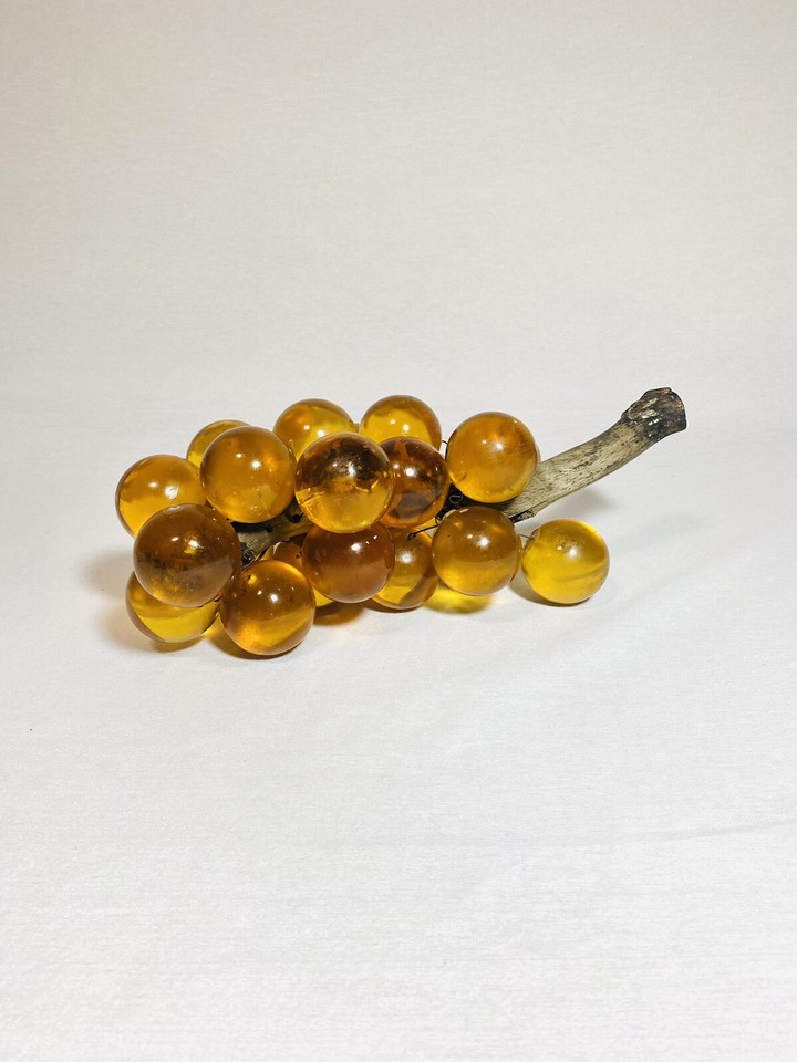 Lucite Grapes Amber 15" Long ~ Vintage 1960's | eBay