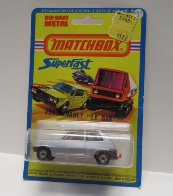 Vintage Matchbox Superfast #21 Renault "Le Car" | eBay