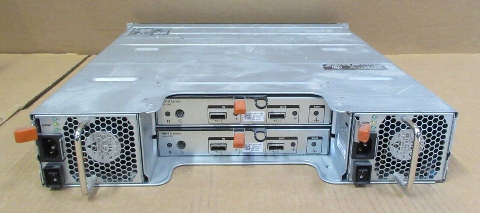 Dell PowerVault MD1220 SAS Storage Array 20x Dell 1.2TB SAS HDD + 2x ...