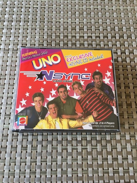 UNO 2000 NSYNC Card Game CD Mattel Justin Timberlake for sale online | eBay