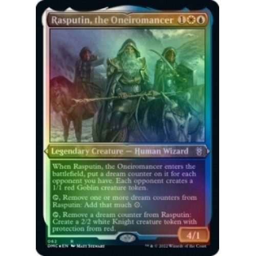 Rasputin, The Oneiromancer (foil-etched) X4 M/NM MTG Dominaria United ...
