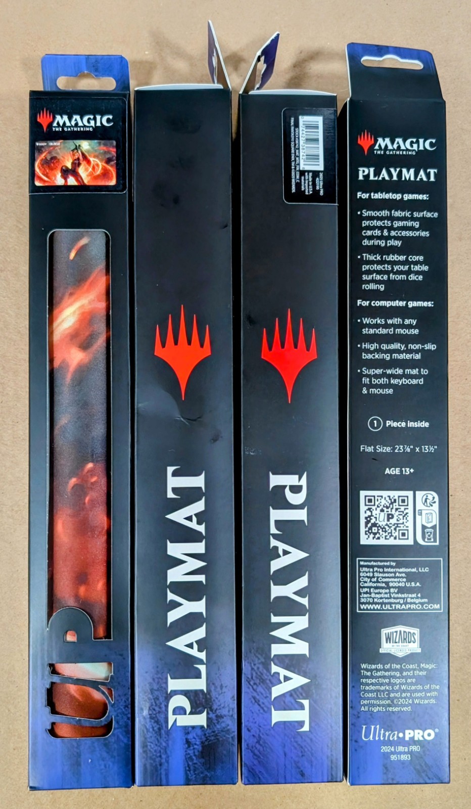 Magic Final Fantasy Ultra Pro Commander Playmat Full Set of Four (4x) Y ...