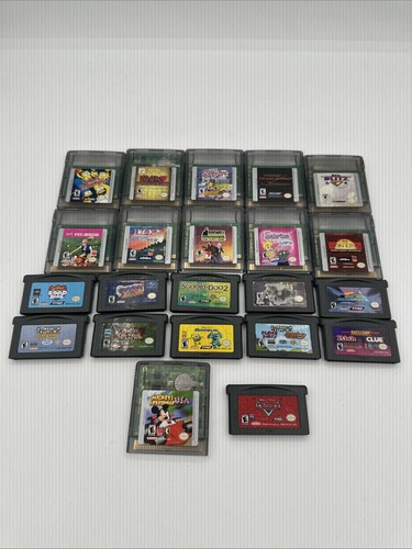 Game Boy Color & Advance Mega Lot | 22 Games | Simpsons, Spyro | Tested ...