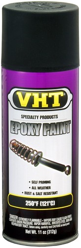 VHT SP652 Satin Black Epoxy All Weather Paint Can - 11 oz. 10155006529 ...